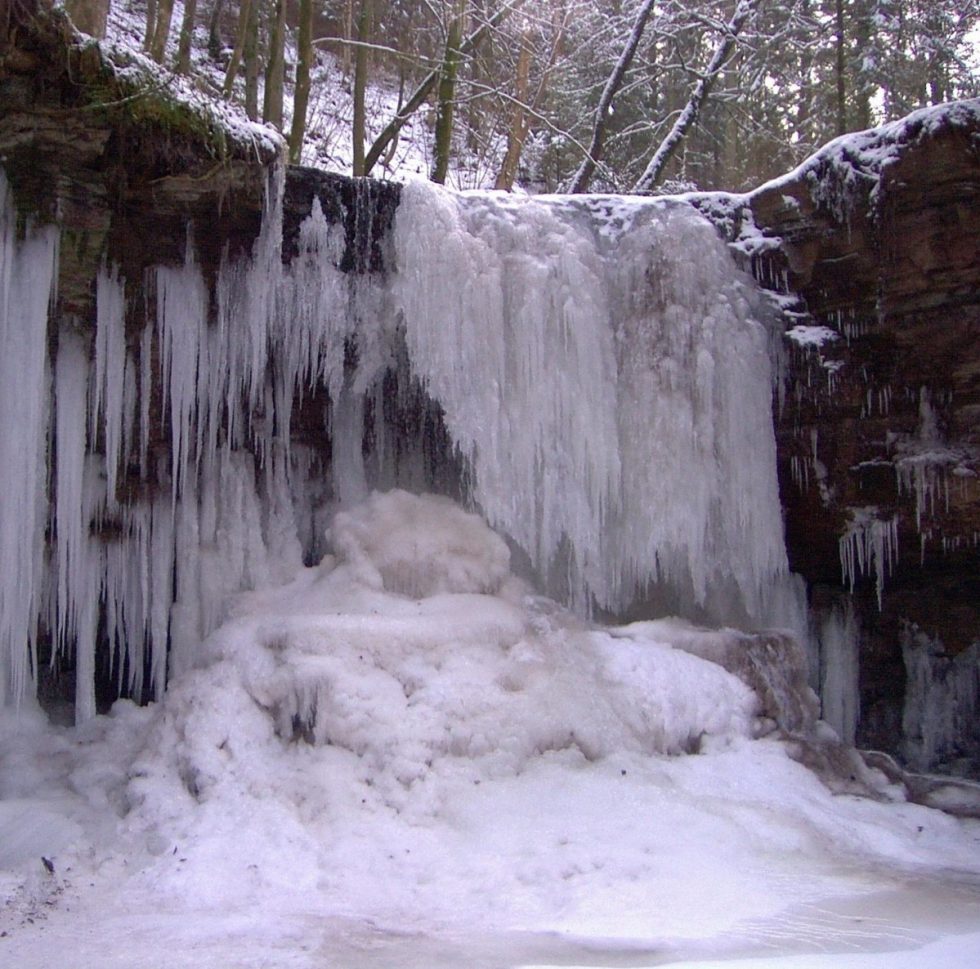 the frosted flowing stream…” (“The water way,” poem) | Richard Subber